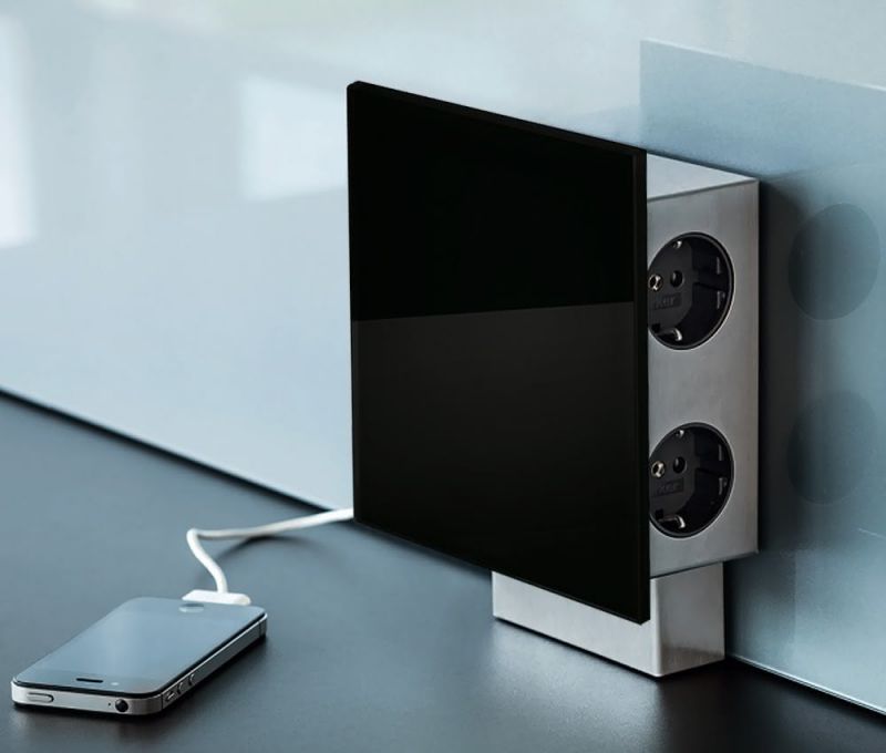 Design-Steckdose, 3 Steckdosen + USB | Online kaufen