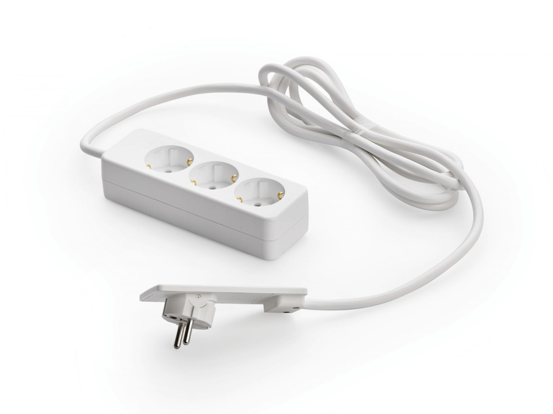 Flachstecker Plug Fix mit 3-fach Steckdose | Online kaufen